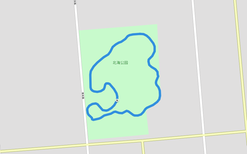 Beihai Park in Shan Dong Sheng | Walking Map