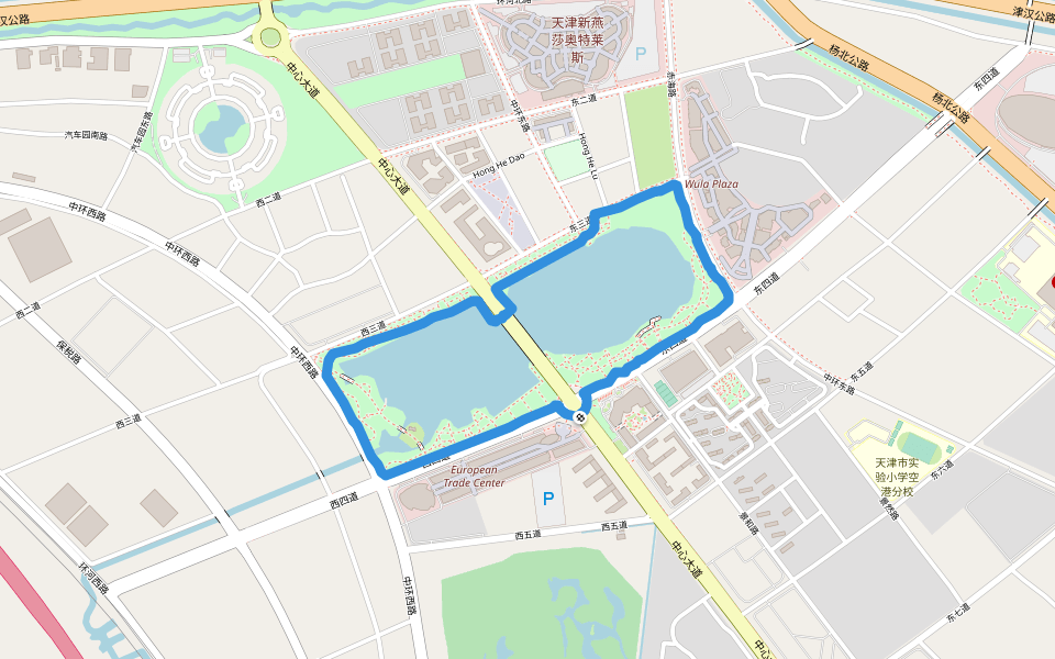 European Trade Center Walking And Running Trail - Dongli District ...