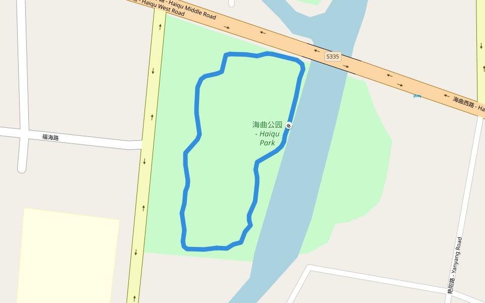 Haiqu Park Walking and Running - Rizhao, China | Pacer