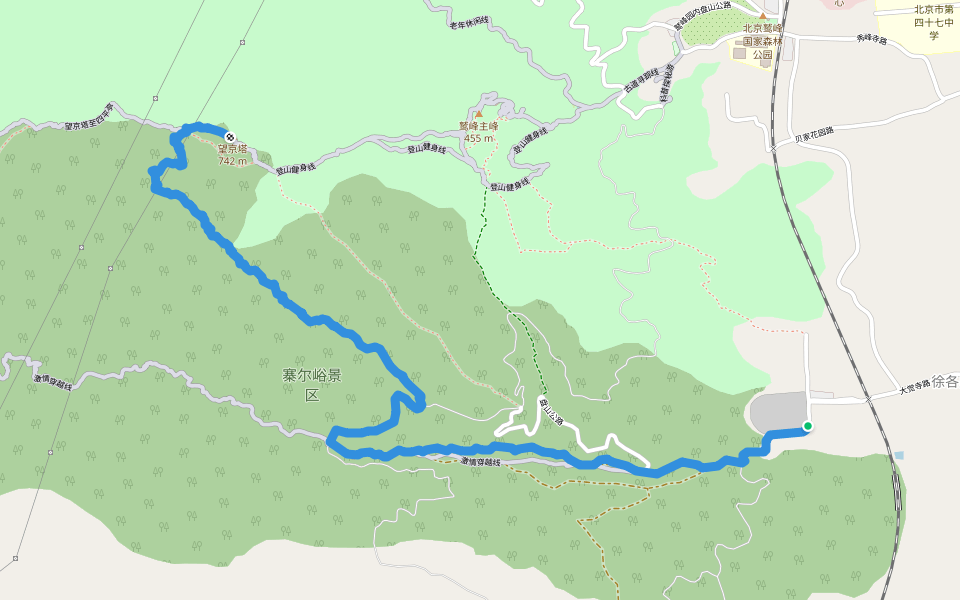 Dajue Temple-Wangjing Pavilion Hiking Trail - Haidian District, Beijing ...