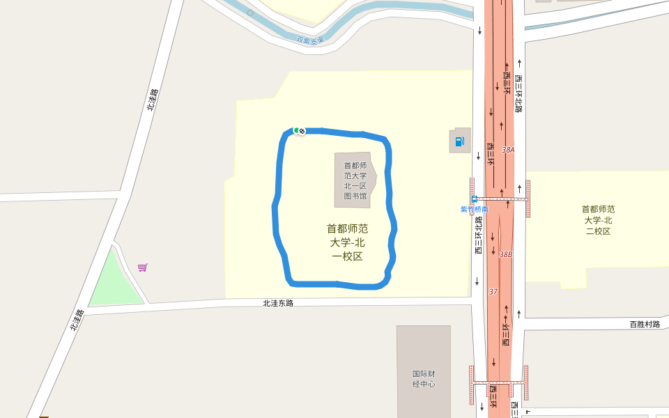 Capital Normal University-North First Campus Walking And Running Trail ...