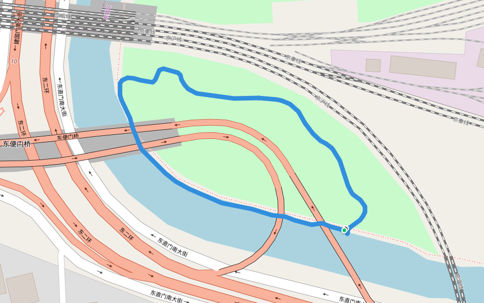Datong Riverfront Park in Bei Jing Shi | Walking Map