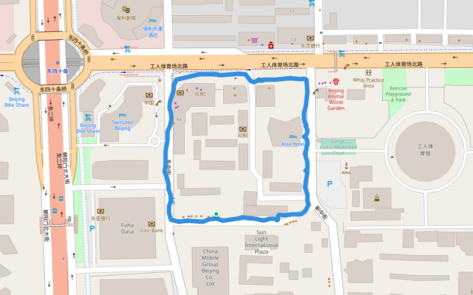 Asia Hotel Walking And Running Trail - Dongcheng District, Beijing ...