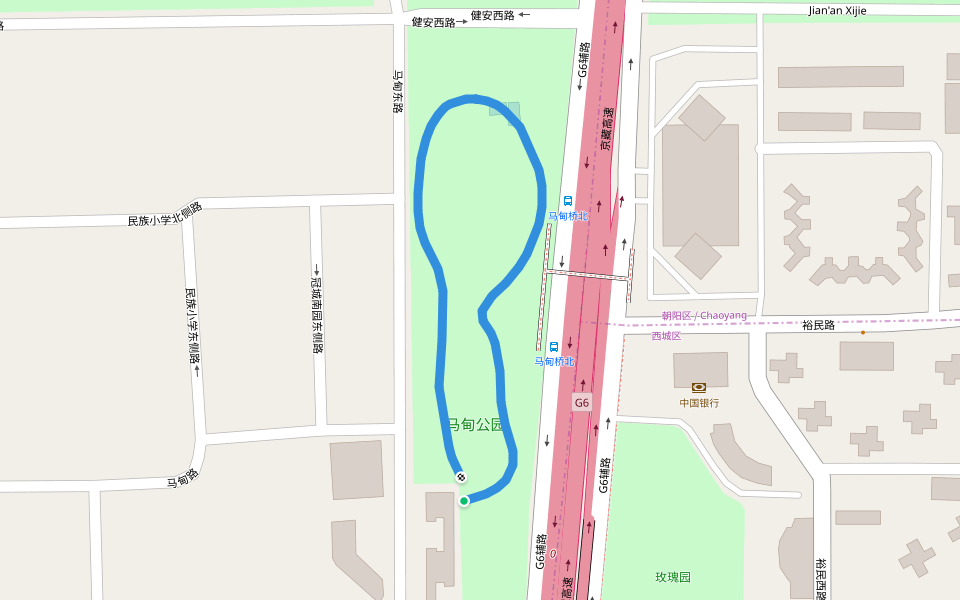 Madian Park Walking and Running - Haidian District, Beijing, China | Pacer
