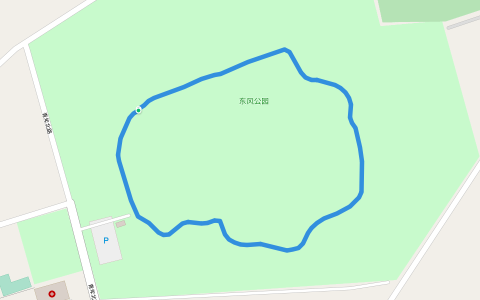 Dongfeng Park in Bei Jing Shi | Walking Map