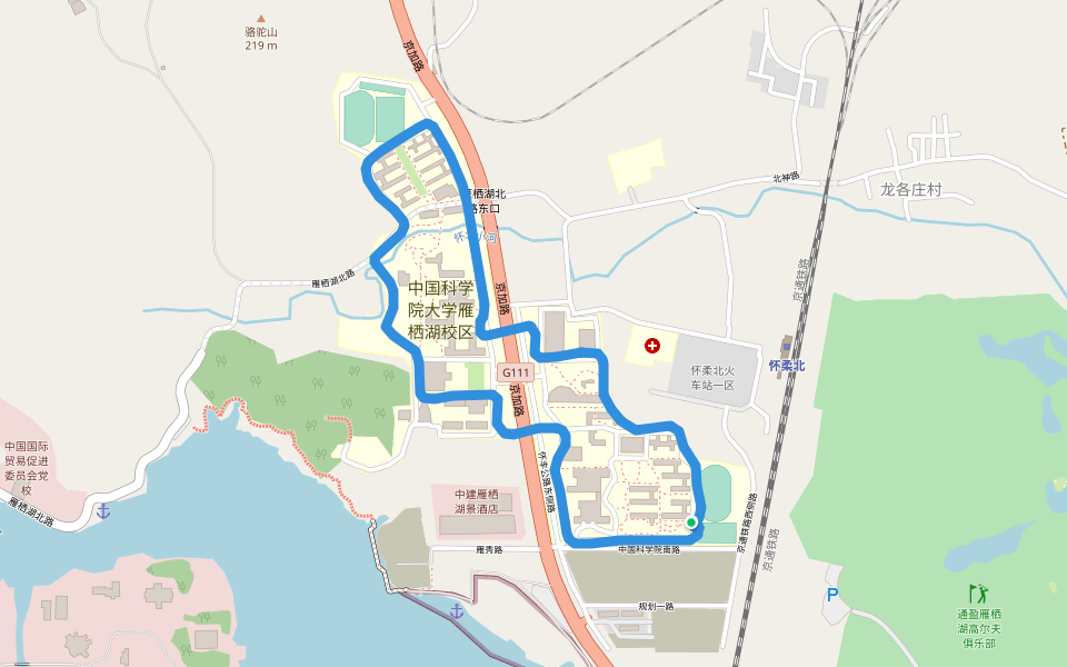 Yanqi Lake Campus, University of Chinese Academy of Sciences in Bei ...