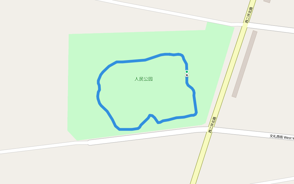 People's Park in He Bei Sheng | Walking Map