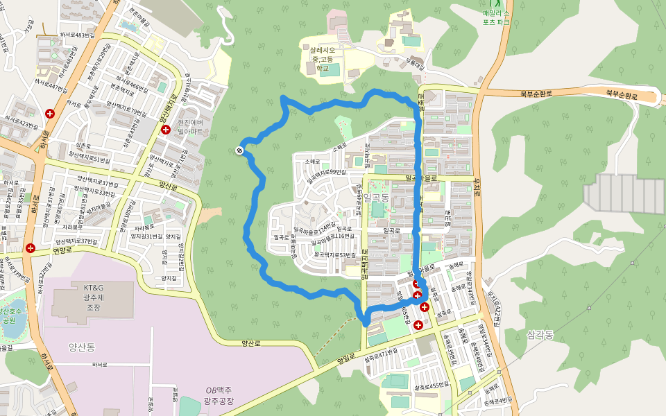 Neighborhood Park Hiking - Buk-gu, Gwangju, South Korea | Pacer
