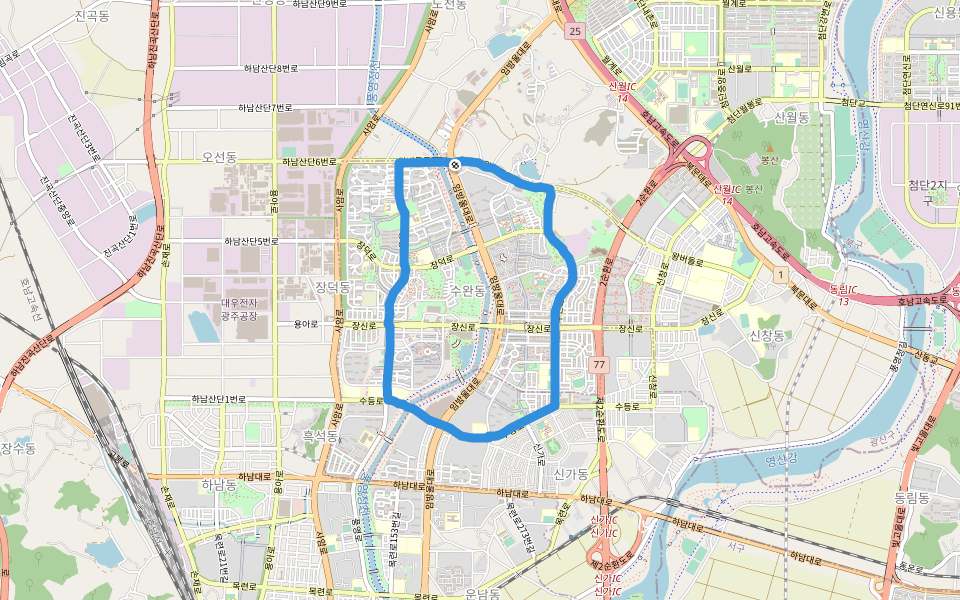 Wandong Park Walking and Running - Gwangju, Jeollanam-do | Pacer