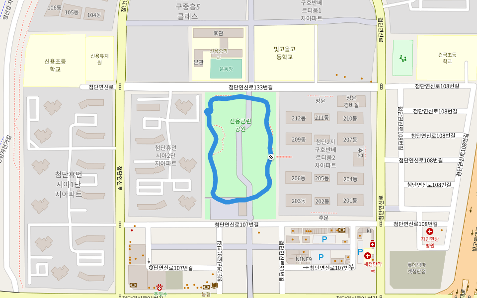 Sinyong Neighborhood Park Walking and Running - Buk-gu, Gwangju, South ...