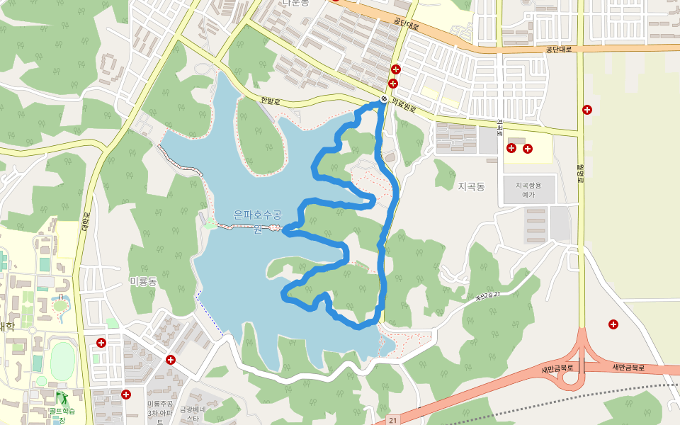 Eunpa Lake Park Walking and Running - Gunsan-si, Jeollabuk-do, South ...