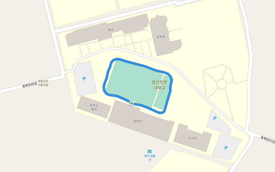 Intelligence Walking And Running Trail - Buk-gu, Daegu, South Korea | Pacer