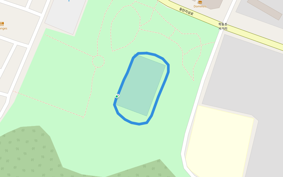 Dongtan Central Park in Gyeonggi-do | Walking Map