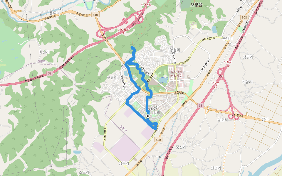Angol Park Hiking - Cheongju-si, Chungcheongbuk-do | Pacer