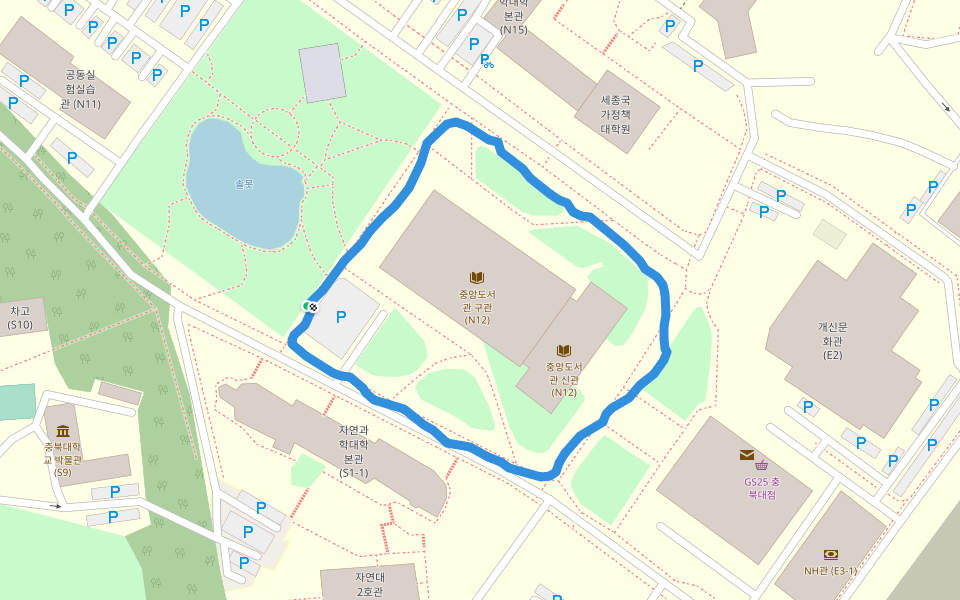 Chungbuk National University Walking And Running Trail - Cheongju-si ...