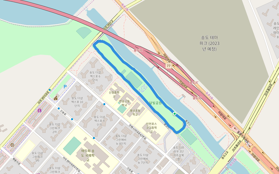 Songdo Moonlight Festival Park in Incheon | Walking Map