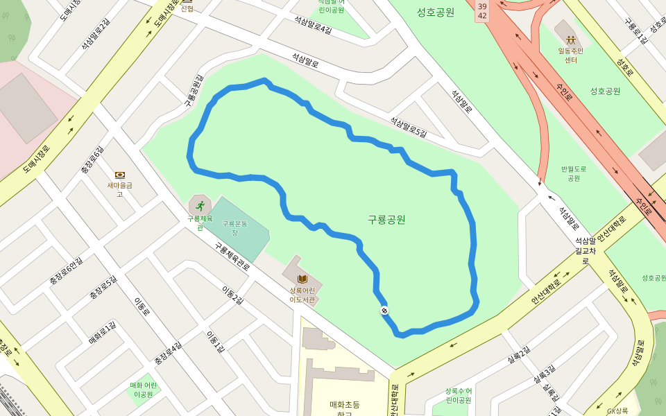 Kowloon Park in Gyeonggi-do | Walking Map