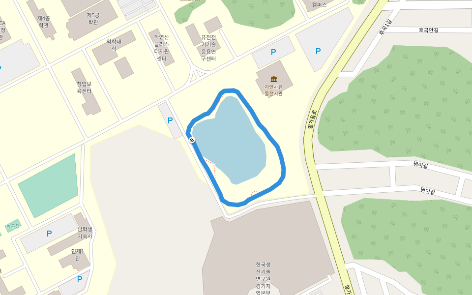 Universidade ERICA de Hanyang Campus Trilha da caminhada - Ansan-si ...