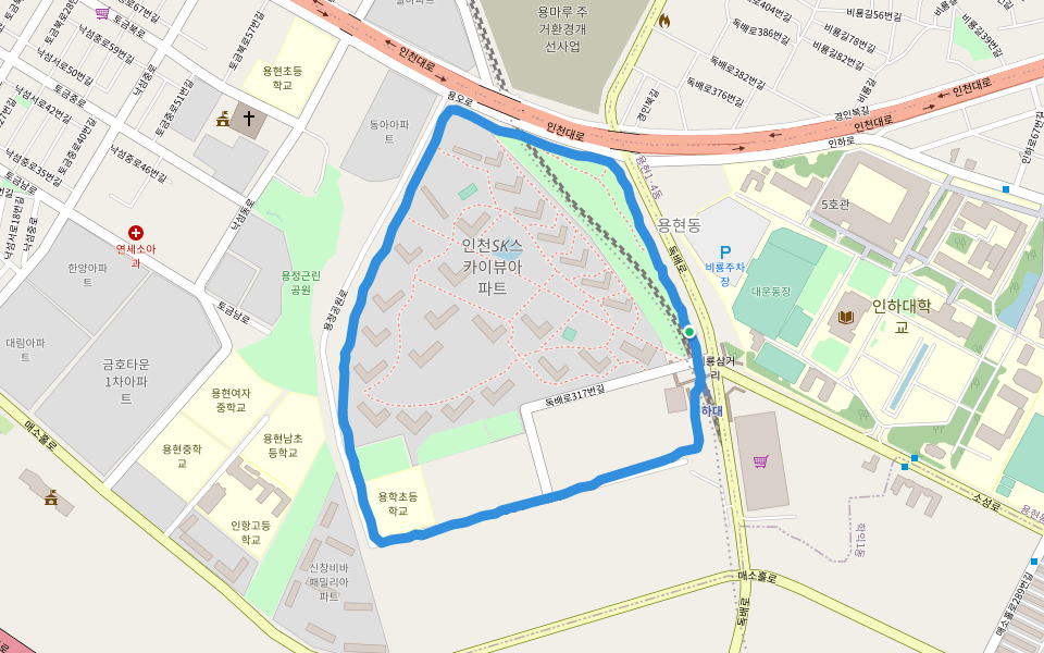 Inha University Walking And Running Trail - Nam-gu, Incheon, South ...