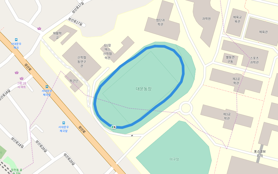 Yonsei University Sinchon Campus Grand Stadium Walking And Running ...