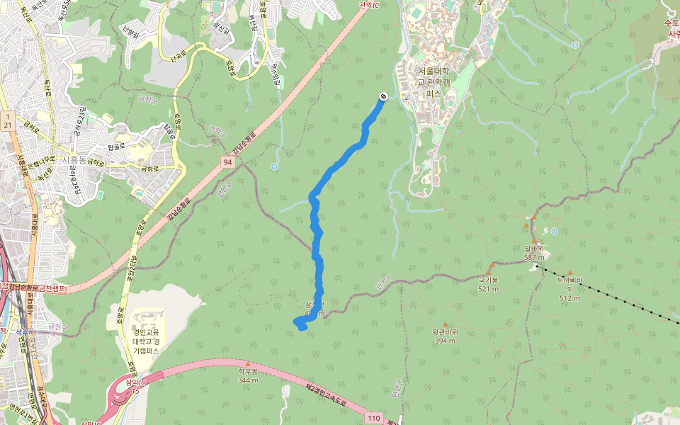 Dorimcheon Hiking Trail - Gwanak-gu, Seoul, South Korea | Pacer