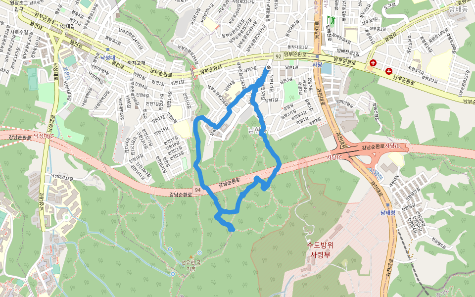 Gwanak Magachi Nature Trail in Seoul | Walking Map