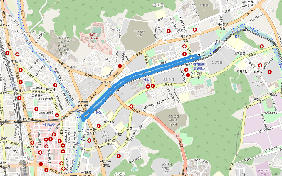 Jungnangcheon Walking And Running Trail - Uijeongbu-si, Gyeonggi-do ...