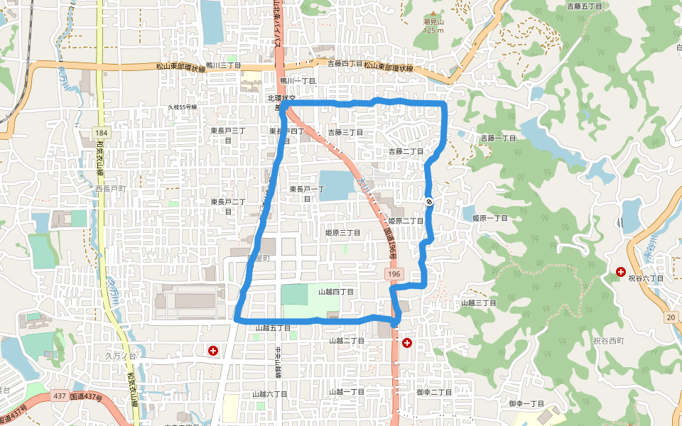 Ehime University Yamagoe Ground in Ehime | Walking Map