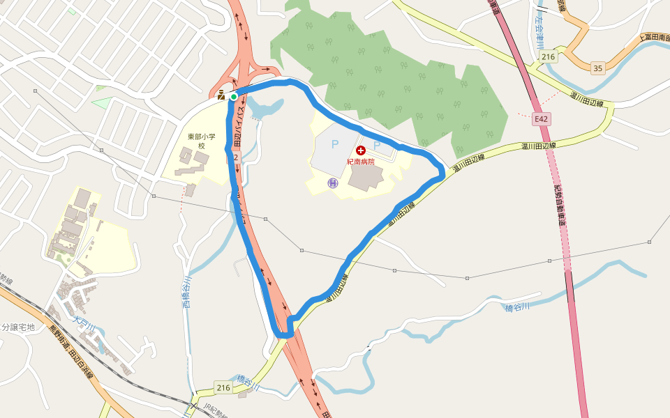 Kinan Hospital Walking And Running Trail - Tanabe, Japan | Pacer