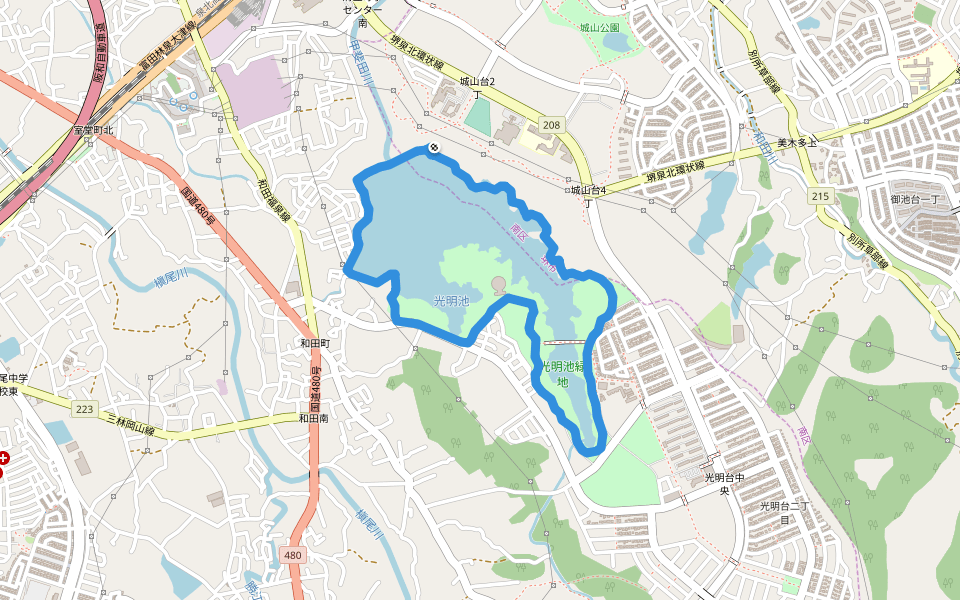 Gwangmyeong Pond in Osaka | Walking Map