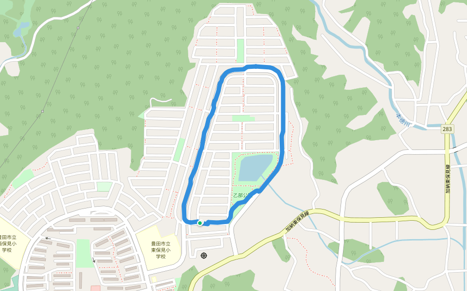 Otobe Park Walking and Running - Toyota Shi, Japan | Pacer