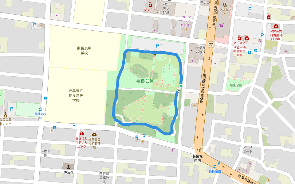 Nagara Park Walking and Running - Gifu Shi, Japan | Pacer