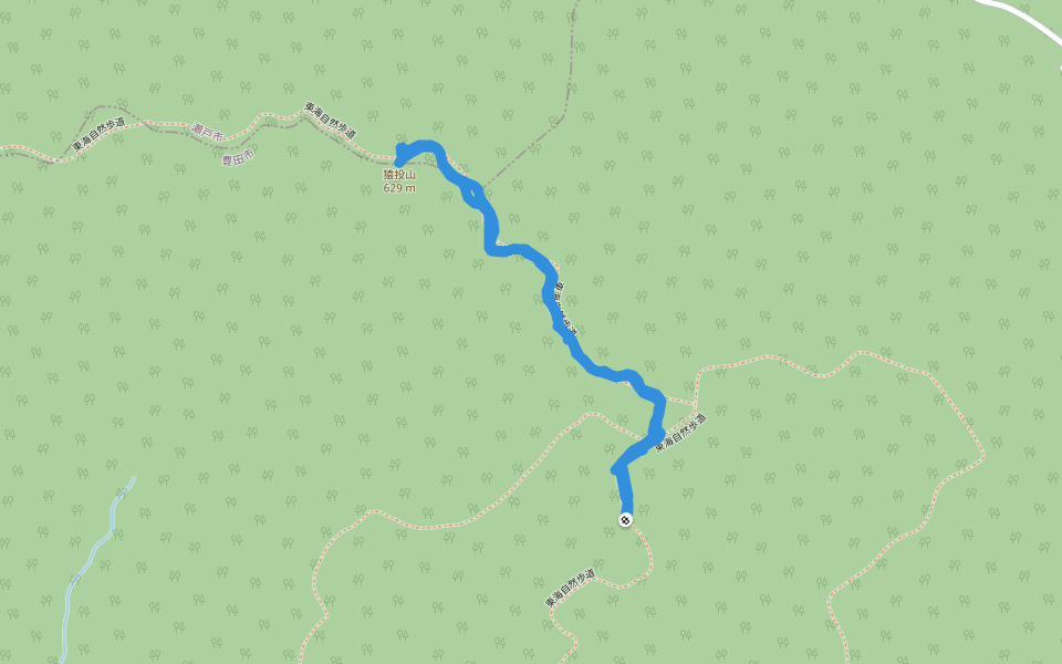 Tokai nature trail in Aichi | Walking Map