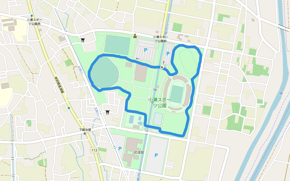 Kose Sports Park Walking and Running - Kofu Shi, Japan | Pacer