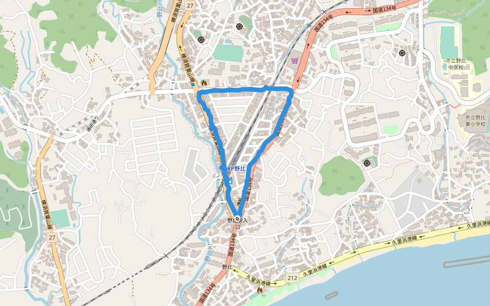 Nobi River in Kanagawa | Walking Map