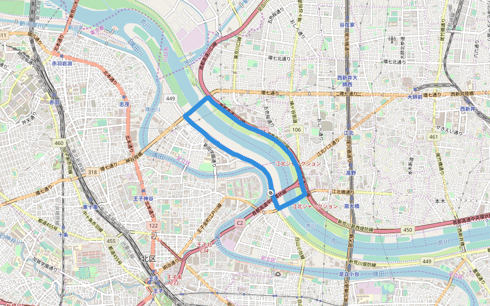 Arakawa in Tokyo | Walking Map