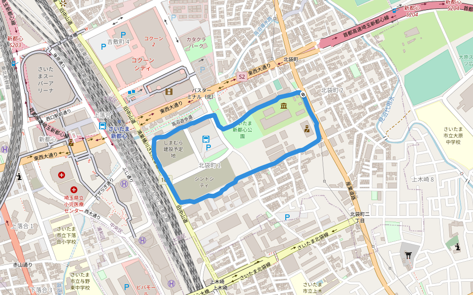 New city center town corner open space Walking And Running Trail ...