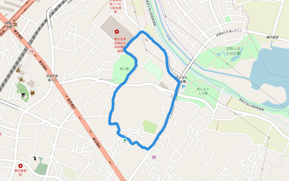 Kashiwa Park in Chiba | Walking Map