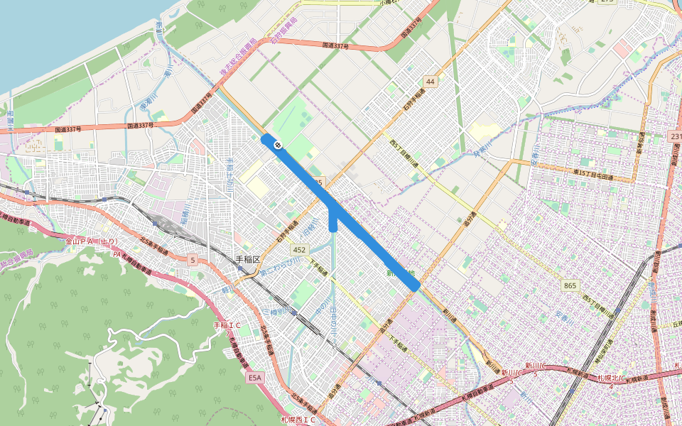 Shinkawa in Hokkaido | Walking Map