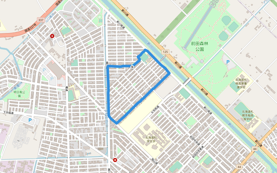 Shinkawa Ryokuchi Walking And Running Trail - Teine-ku, Sapporo, Japan ...